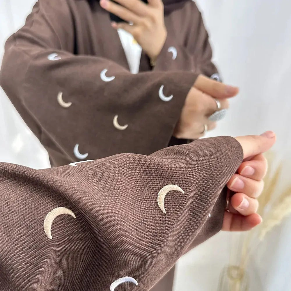 Open Moon Abaya